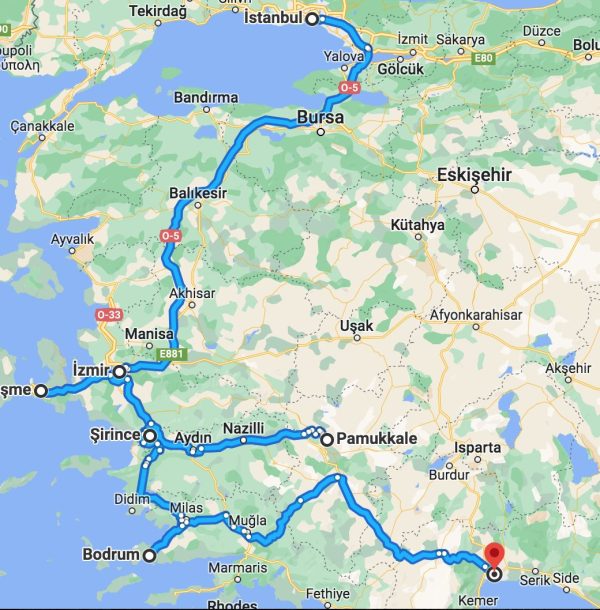 A memorable day road trip in Turkey : Istanbul & driving along the ...